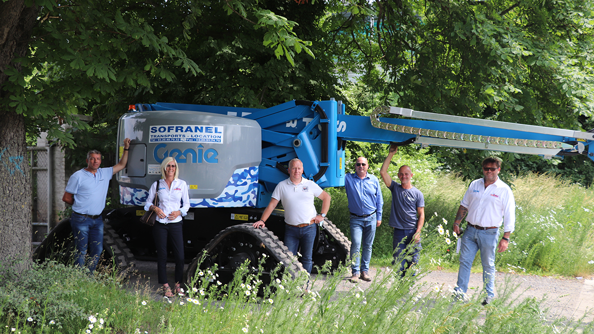 Genie Z-62/40 Trax Articulating Boom Lift Helps Sofranel - Plant ...