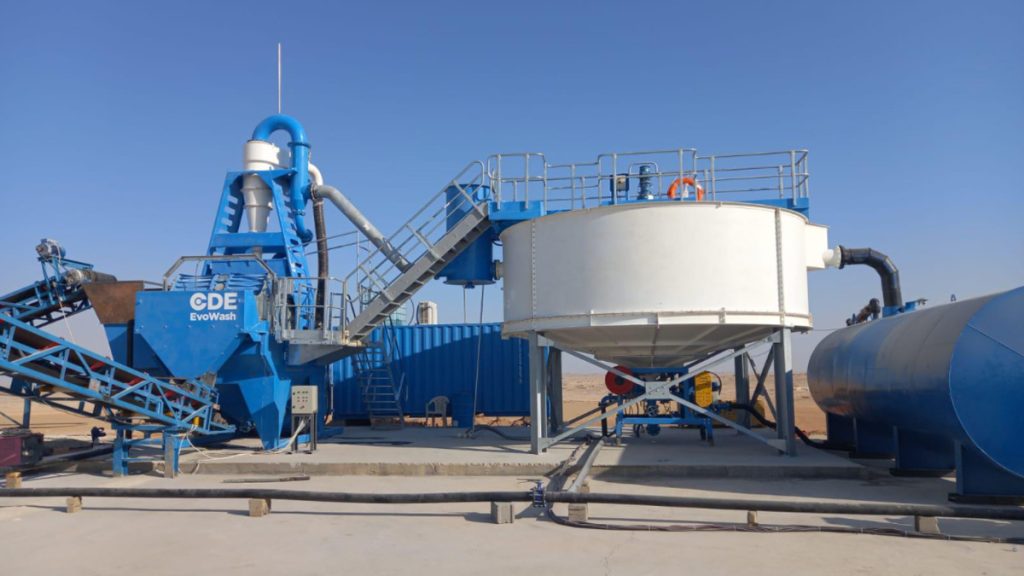 Muadinoon mining company enhances frac sand production in KSA.