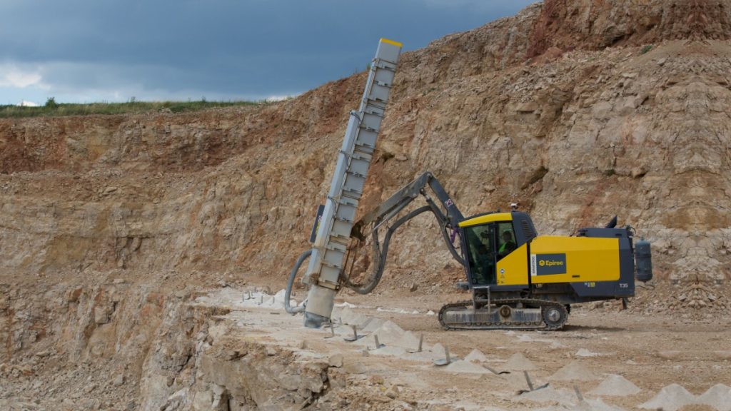 Epiroc Trials First-Ever Battery-Electric Surface Drill Rig - Plant ...