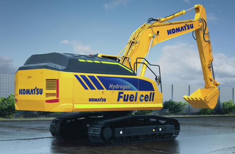 Komatsu Develops Medium-Sized Hydraulic Excavator Concept Machine With ...